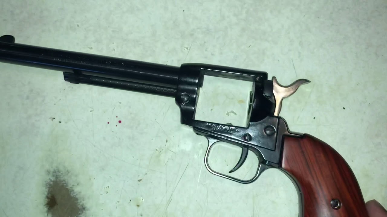 Heritage Rough Rider .22LR grip replacement - YouTube