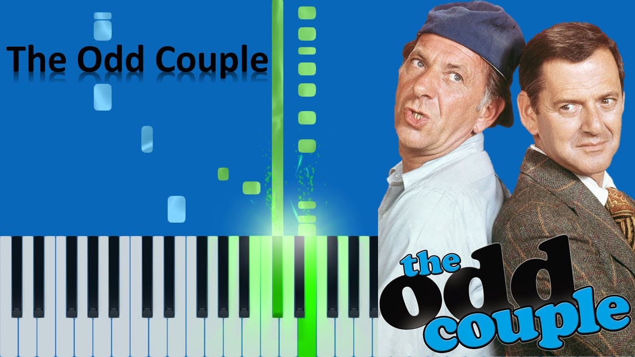 The Odd Couple TV Theme Song (Hard) Piano Synthesia Tutorial - YouTube