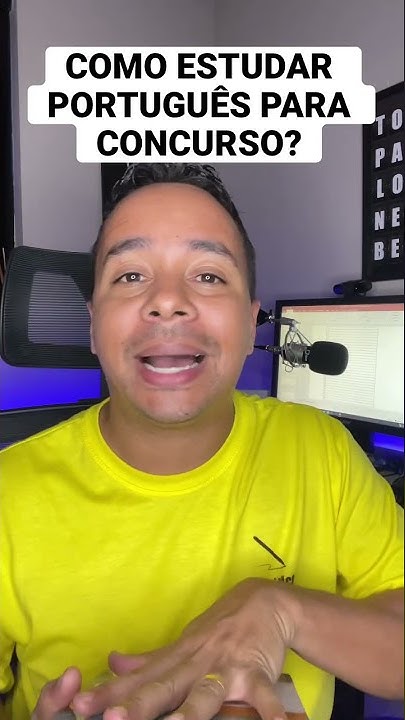 COMO ESTUDAR PORTUGUÊS PARA CONCURSO? - YouTube