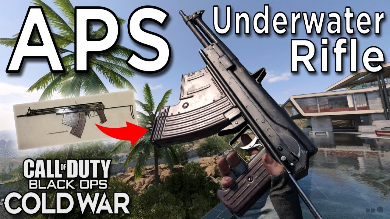 APS Underwater Rifle in Black Ops Cold War PS5 Gameplay - YouTube