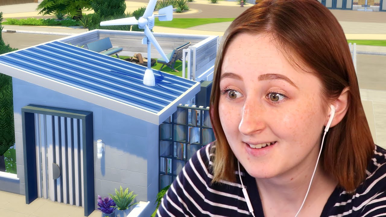 I built a micro home with The Sims 4: Eco Lifestyle - YouTube