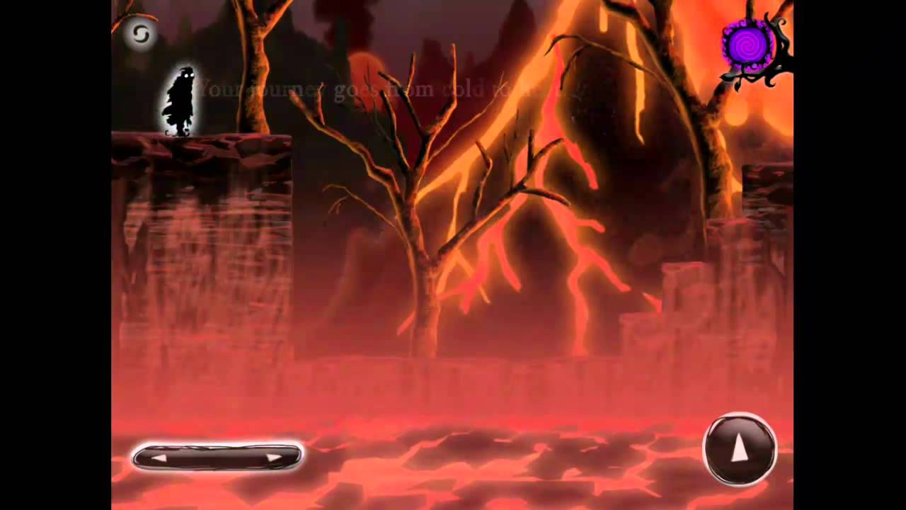 Nihilumbra for iOS Full Walkthrough Level 4: Volcano - YouTube