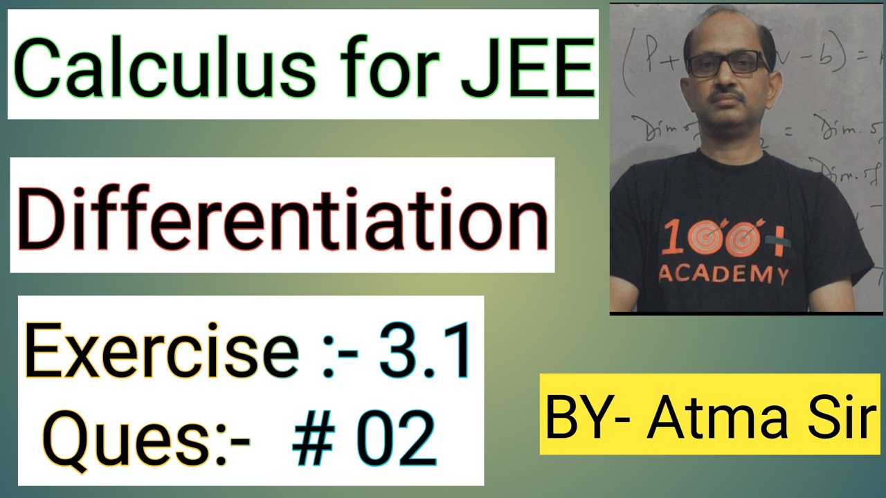 Cengage Calculus ; Chap.(3),” Differentiation “Concept Application Ex ...