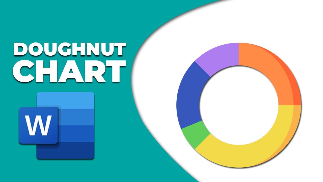 How to make Doughnut chart in word - YouTube