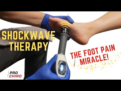 Shockwave Therapy for Foot Pain and Plantar Fasciitis - YouTube