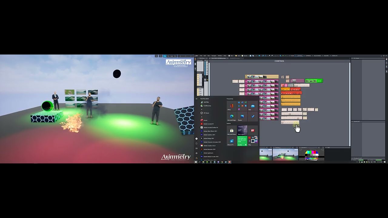 Aximmetry Virtual Studio - Templates Build Set | 3dvirtualstudioset.com ...