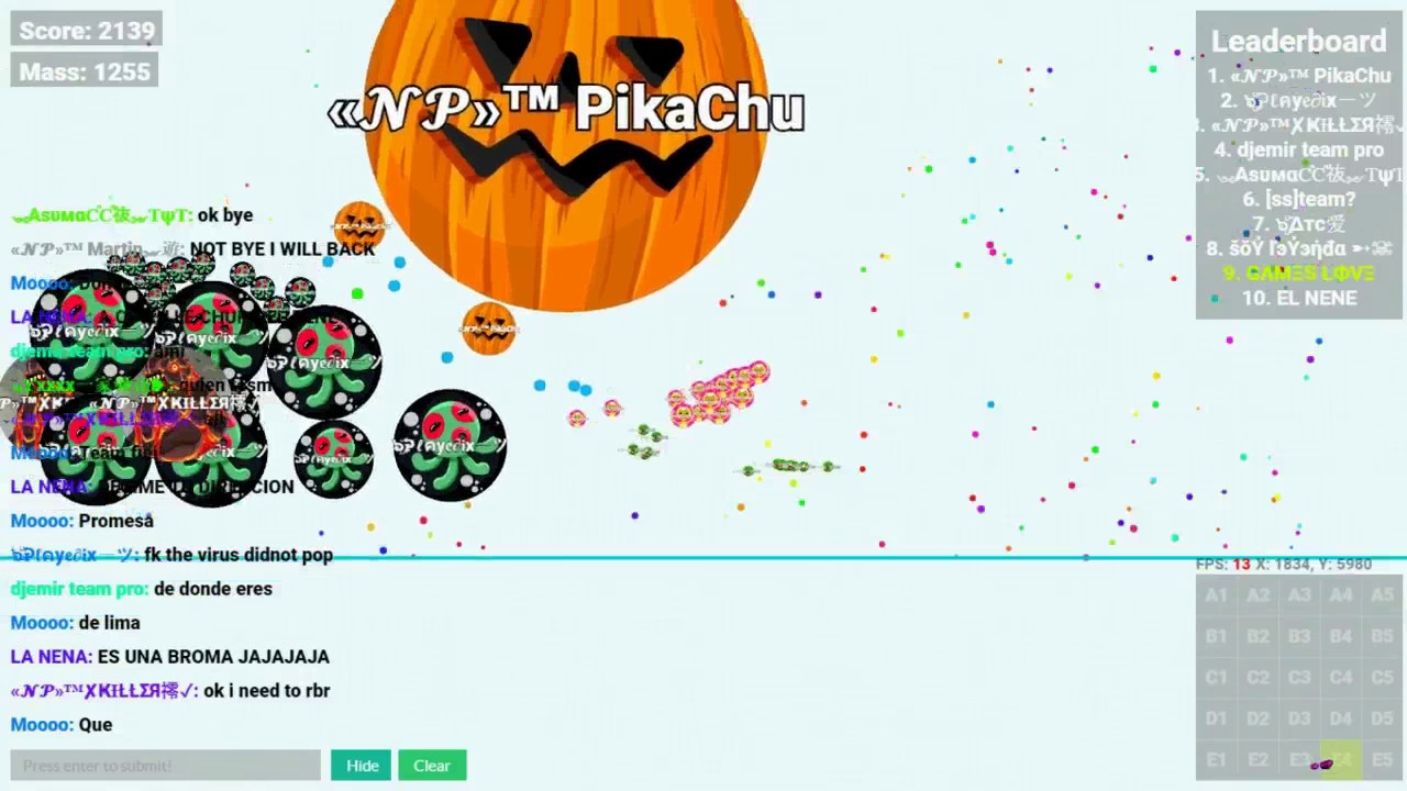 Germs.io Play Team Party Play - YouTube