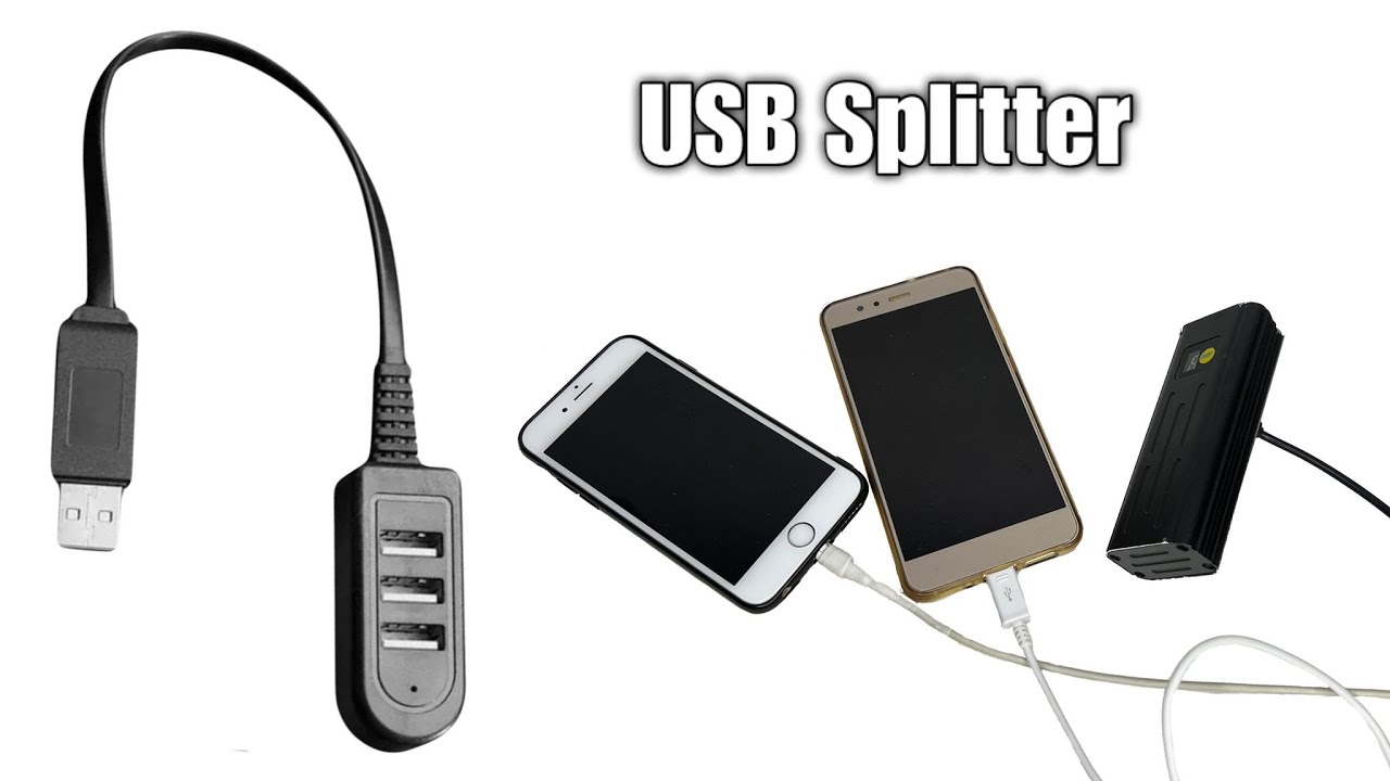 USB Splitter Cable - YouTube