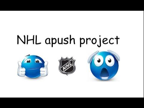 NHL expansion project - APUSH 2024 :) - YouTube