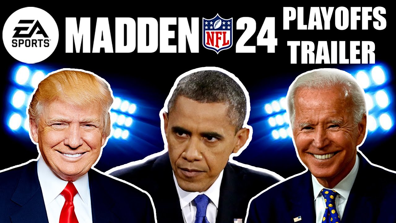 TRAILER: US Presidents Play Madden 24 NFL Playoffs - YouTube