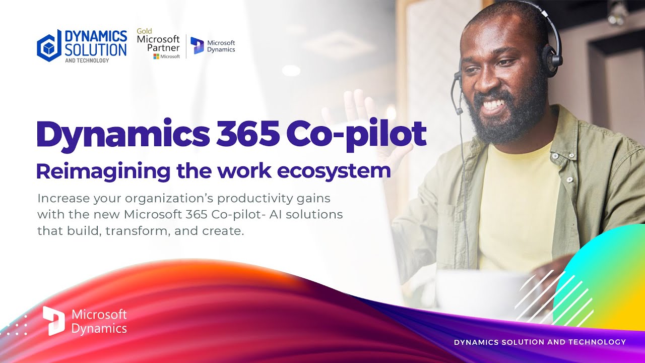 Dynamics 365 Co-pilot | Re-imagining the work ecosystem - YouTube