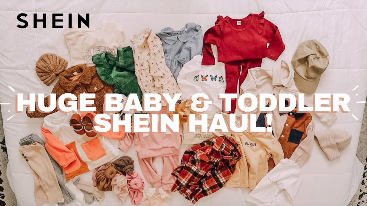 HUGE SHEIN BABY & TODDLER CLOTHING HAUL! FALL & WINTER 2021 | Emma ...