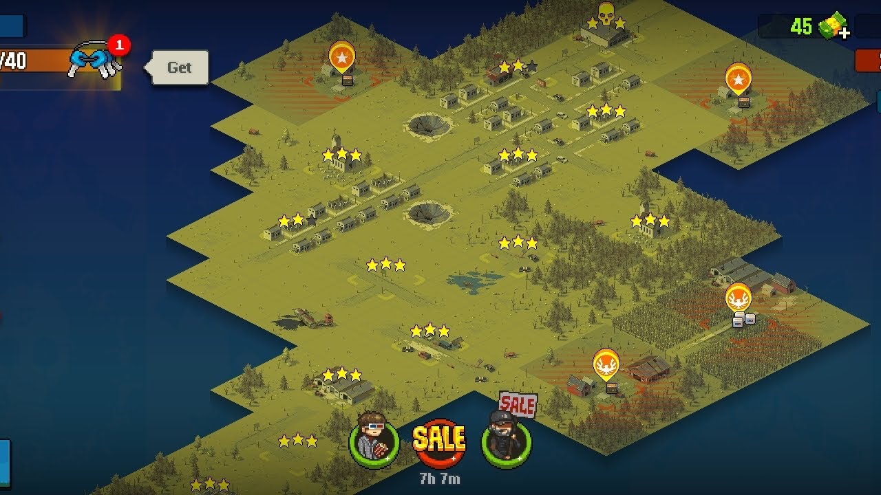 Dead Ahead Zombie Warfare | hành trình cùng acc phụ clear location 1 ...