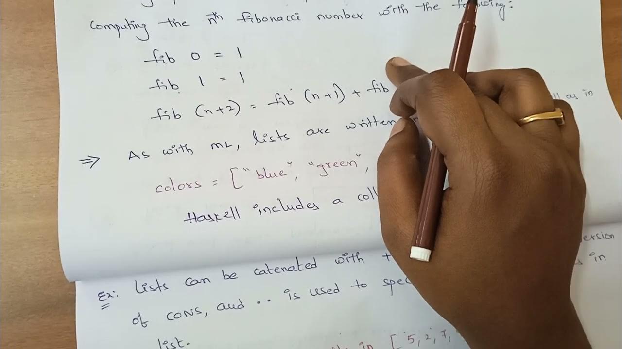 Unit V - Lecture - Haskell Functional programming Language # Haskell in PPL - YouTube