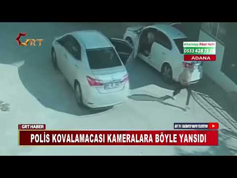 POLİS KOVALAMACASI KAMERALARA BÖYLE YANSIDI