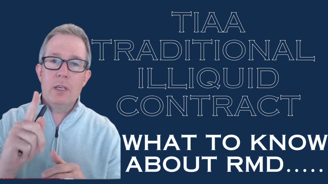 TIAA Traditional RMD From Illiquid Contract - YouTube