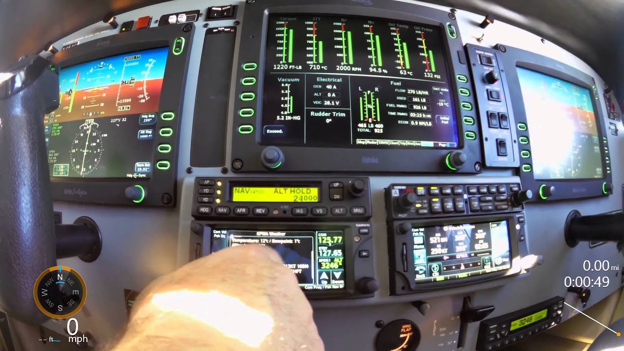 GTN Garmin 650 with ADS-B in and out - YouTube