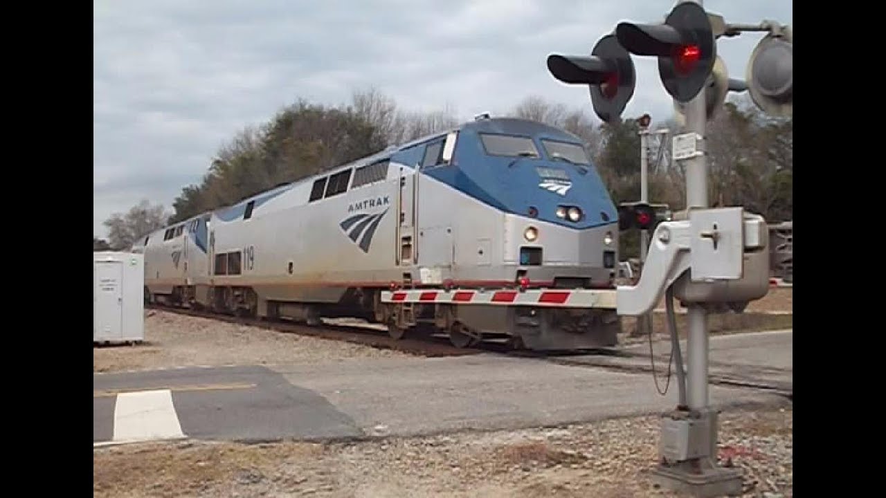 AMTRAK #92 SILVER STAR CHASE IN HAMLET N.C. ON 3/3/2014.....VIDEO #251 ...