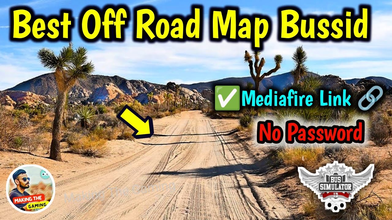 How to add OFF ROAD map mod in Bus Simulator Indonesia | Off Road Map ...