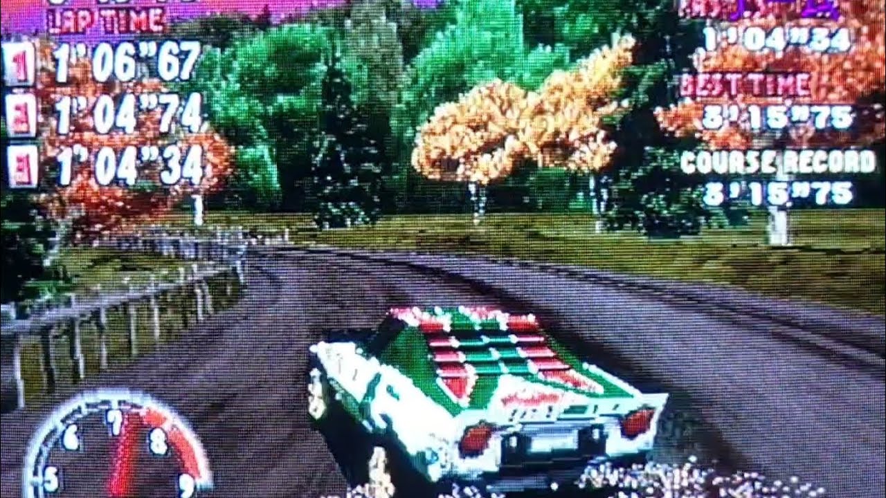 SEGA RALLY CHAMPIONSHIP(SS)TIME ATTACK LAKESIDE STRATOS 3'15"75 RV ...