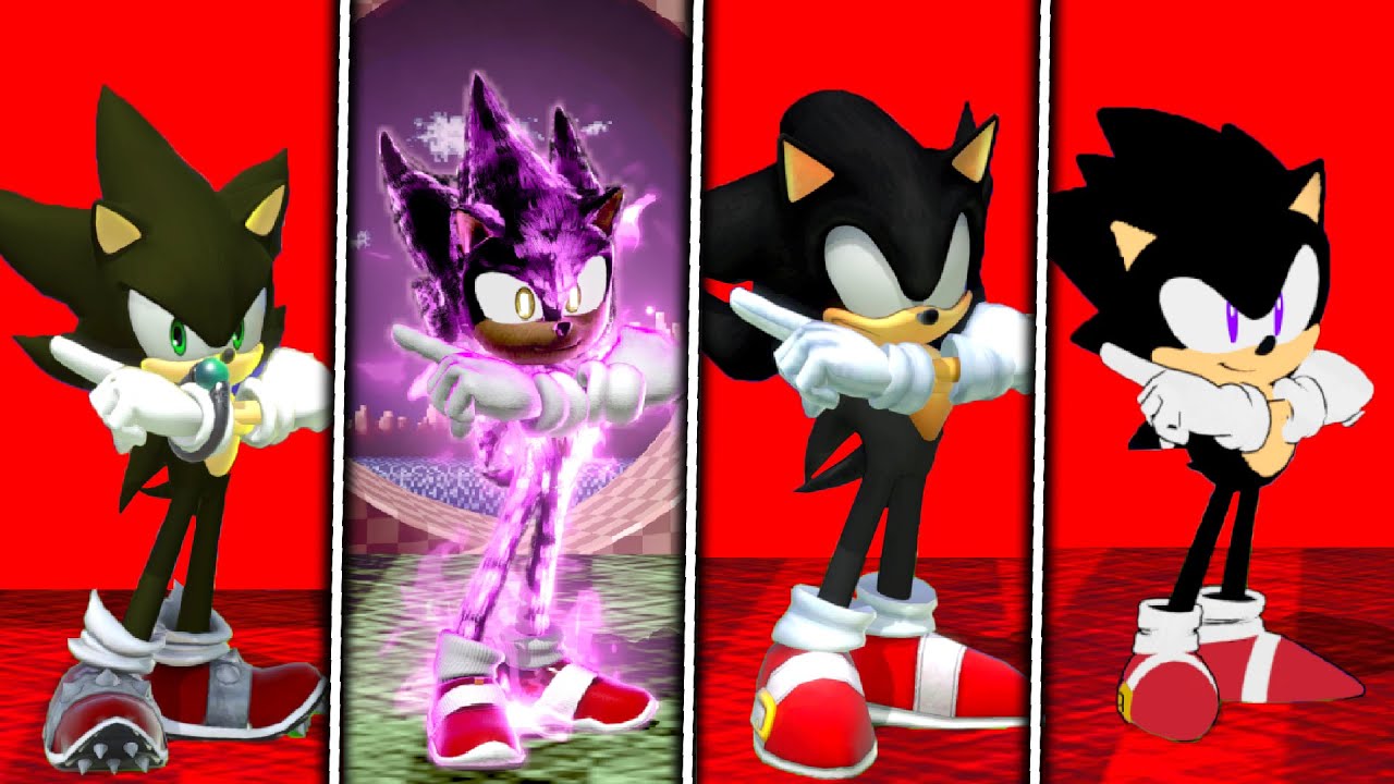 EVOLUTION OF DARK SUPER SONIC FORMS IN SUPER SMASH BROS (CLASSIC ...