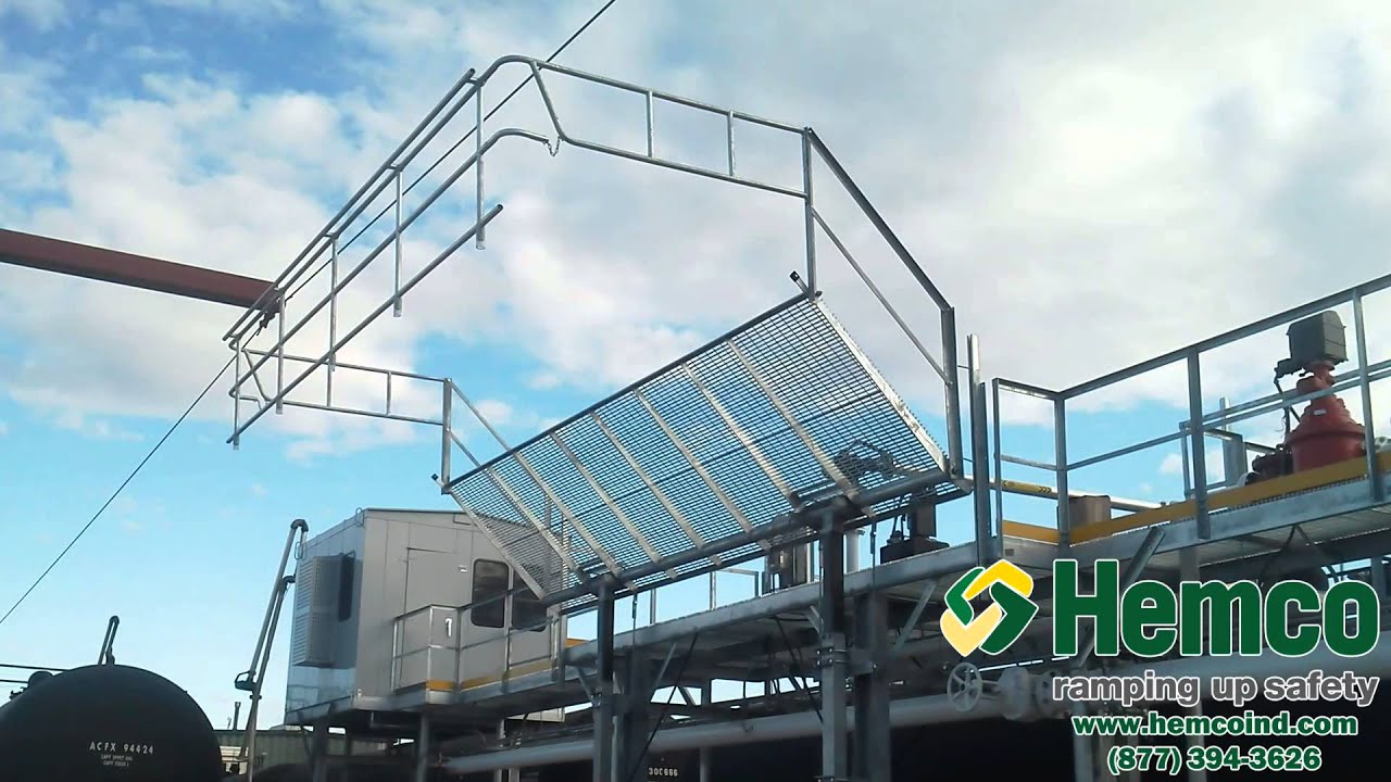 Hemco Industries - Access Gangways and Lifeline Fall Protection - YouTube