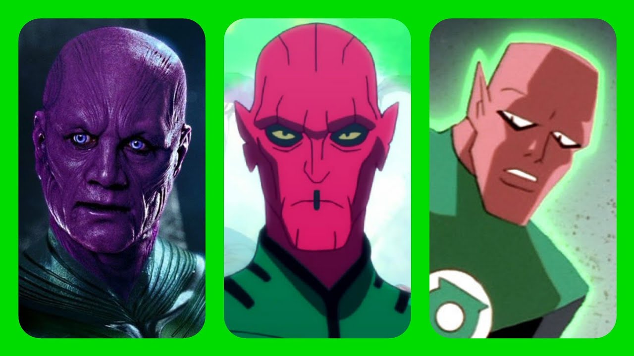 "Abin Sur" Evolution in Cartoons and Movies (DC Comics) (Green Lantern ...