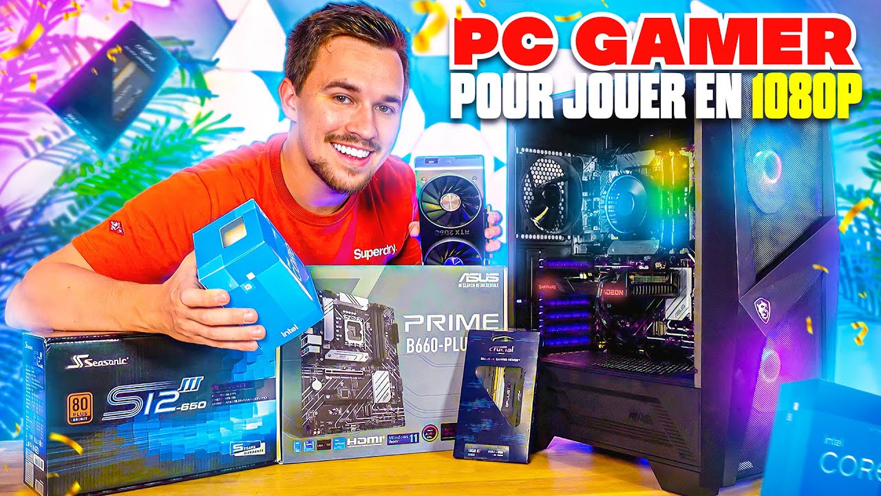 Je Monte un PC Gamer PAS CHER pour jouer en 1080p ! (Test complet 2022 ...