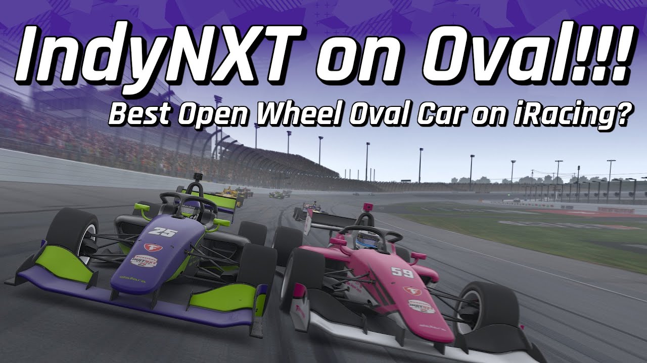 BEST Open Wheel Oval Car on iRacing? // IndyNXT Race @ Iowa - YouTube