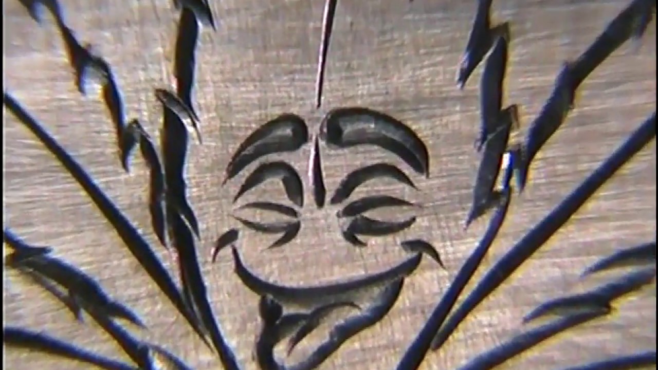 Hand engraving a Happy 420 Weed Leaf Coin from start to finish. - YouTube