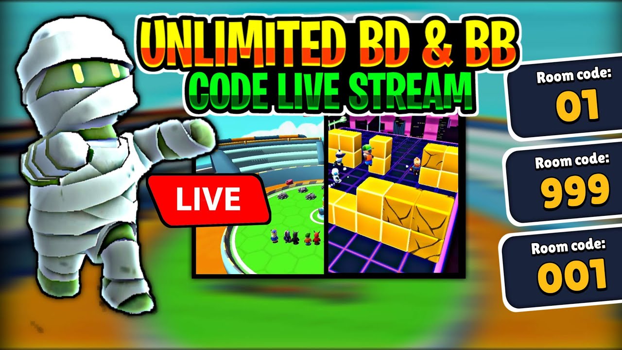UNLIMITED BLOCK DASH AND BOT BASH IS HERE | STUMBLE GUYS LIVE STREAM | M4N IS LIVE - YouTube