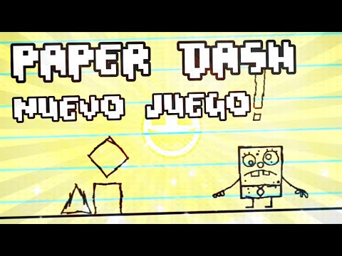NUEVO JUEGO DE GEOMETRY DASH PAPER DASH Primer nivel stereo madness ...