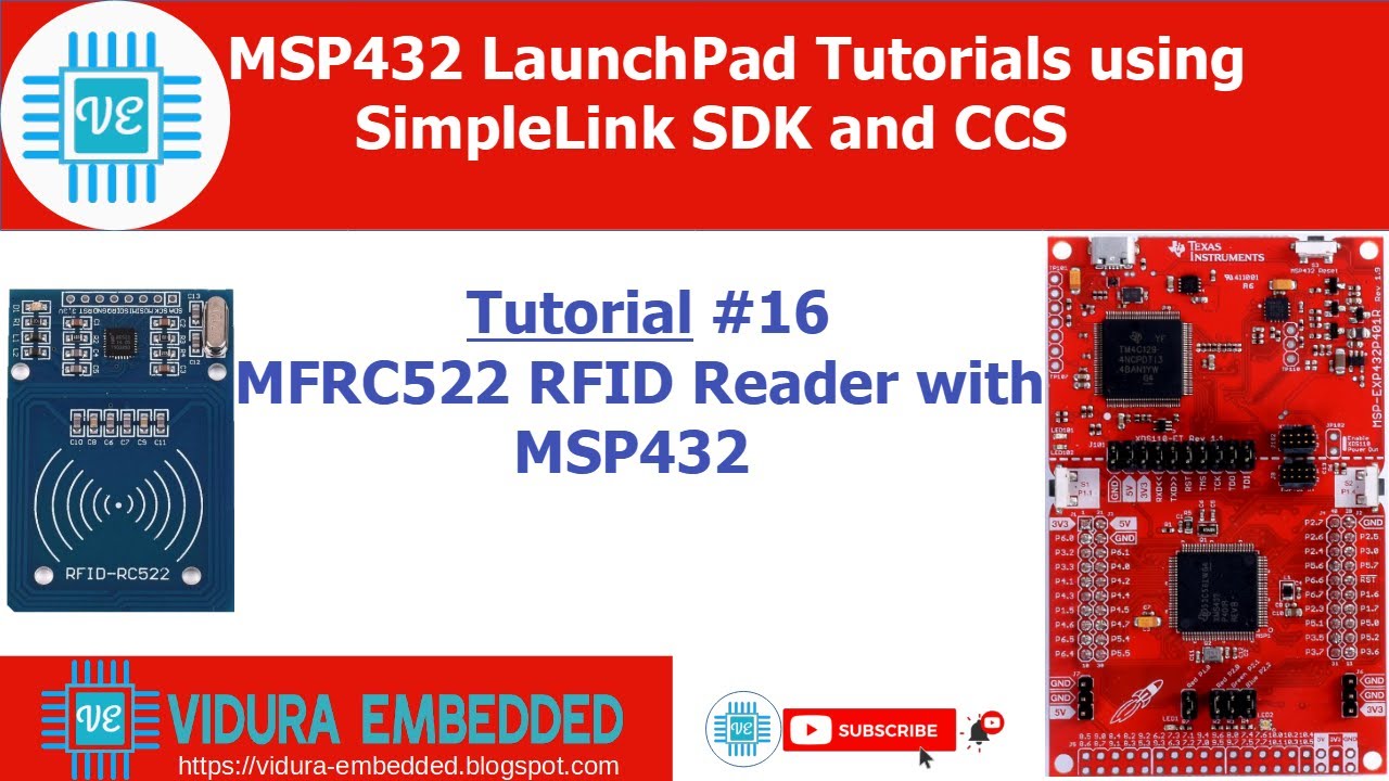 MFRC522 RFID Reader interfacing with MSP432 - YouTube