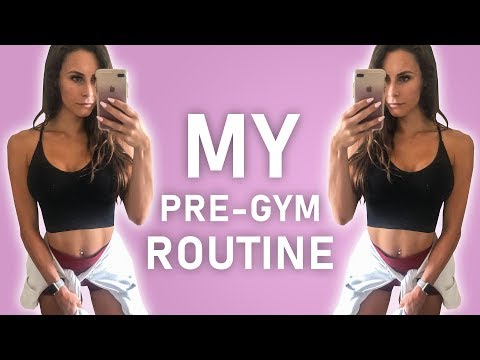 MY PRE GYM ROUTINE | Get ready with ME!