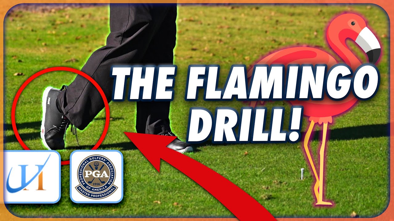 The Flamingo Drill to Improve Impact - John Hughes Golf - YouTube