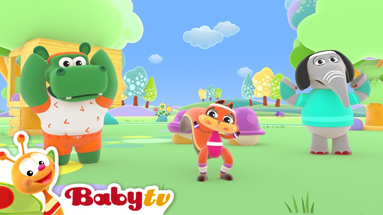 脑袋肩膀膝盖脚 😀 | 歌曲&童谣 | BabyTV 中文 - YouTube