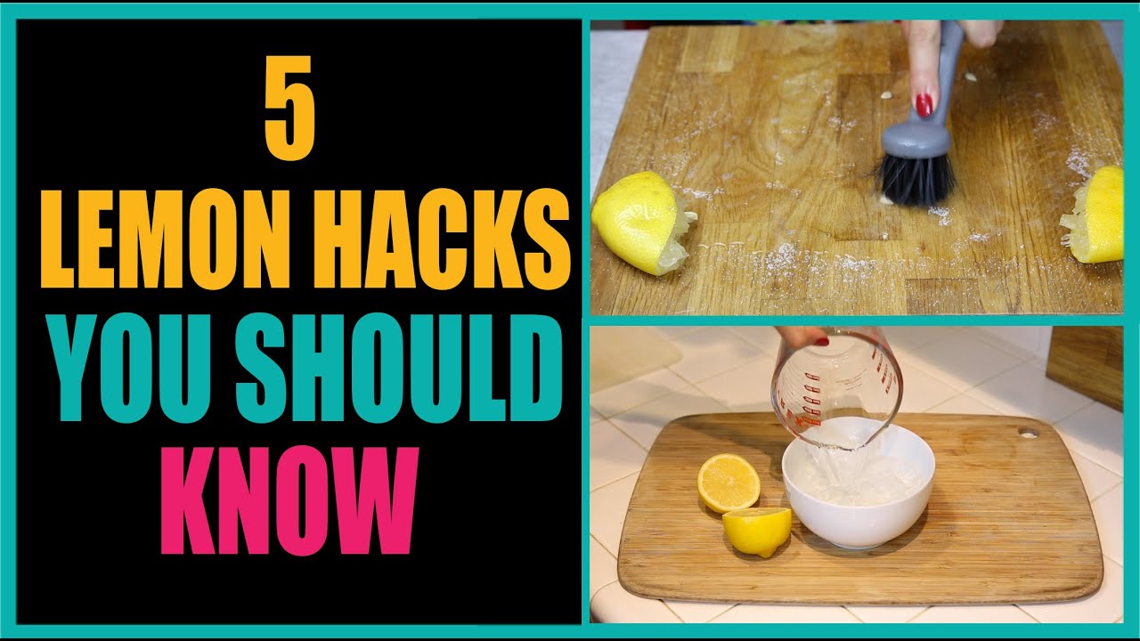 5 Lemon Hacks You Should Know - YouTube