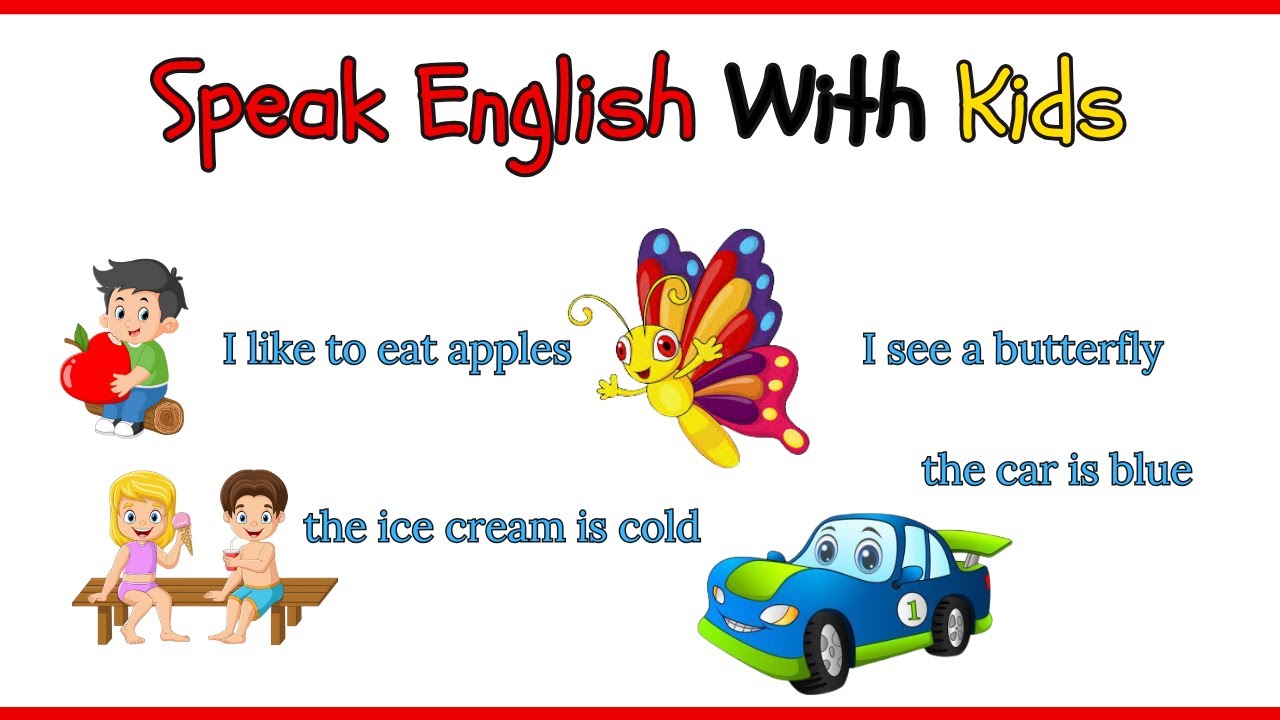 Speak English With Kids - Daily life English Sentences - M L Cartoon ...