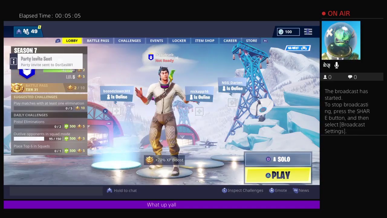 Trying to hit 1000 subs/ fortnite trying to get dub/ Dab emote back in ...