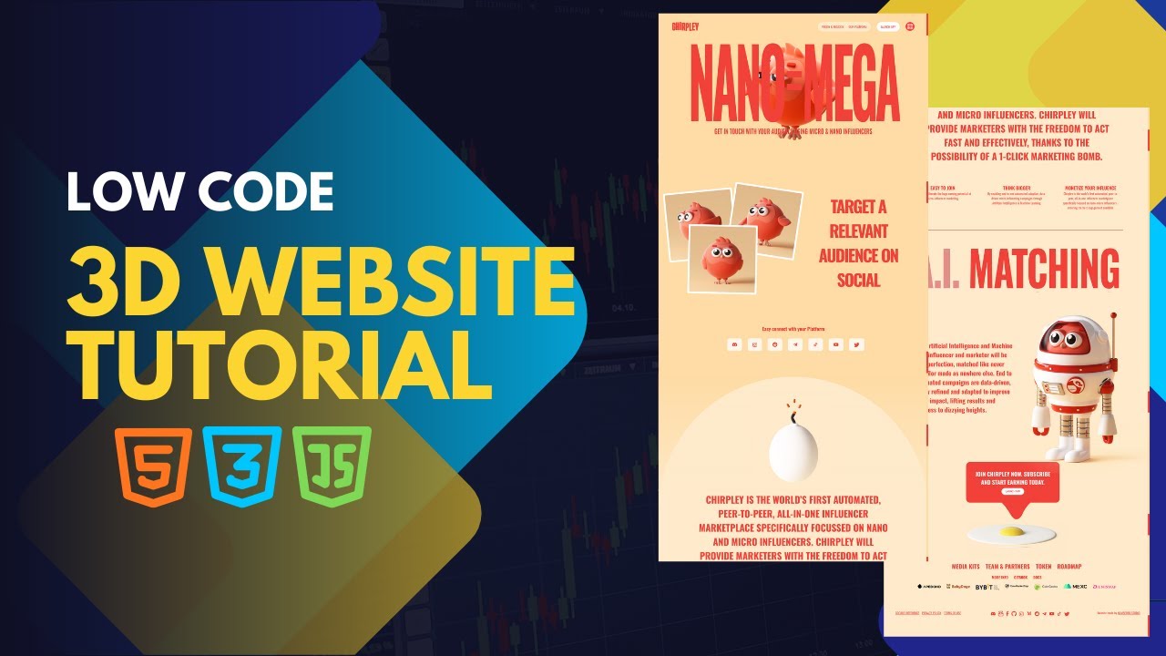 Create a Responsive 3D Website in 40 minutes using HTML, CSS ...