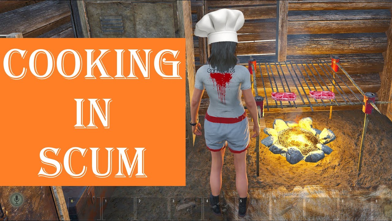 Cooking in SCUM - YouTube