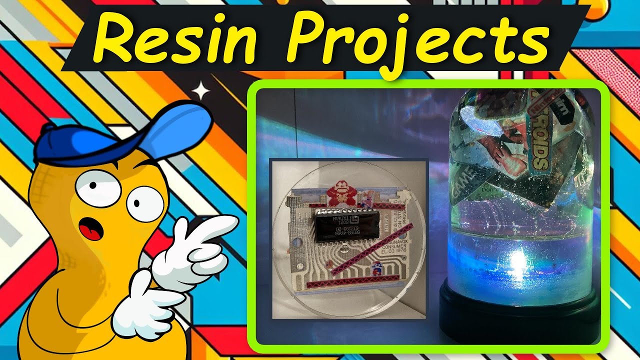 [Crafts] Video Game Projects Using Resin - YouTube