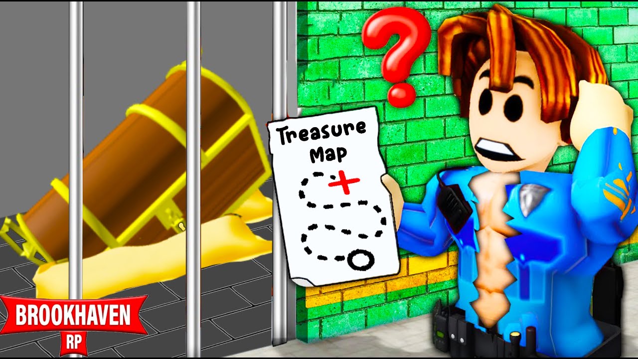 I Pretended To Be A Cop To Find Treasure | ROBLOX Brookhaven 🏡RP ...