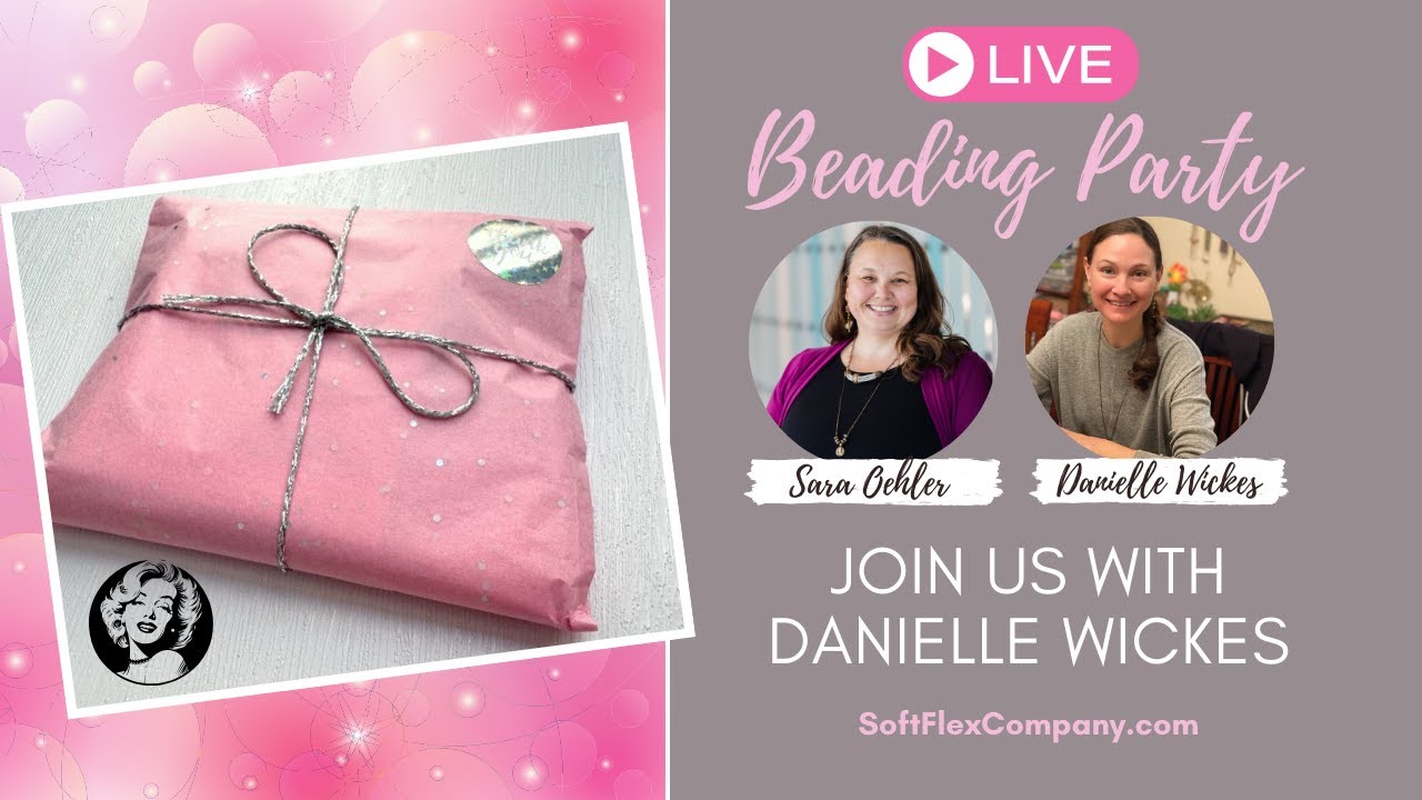 Live Beading Party with Danielle Wickes Jewelry: Diamonds Are A Girl's Best Friend Kit - YouTube