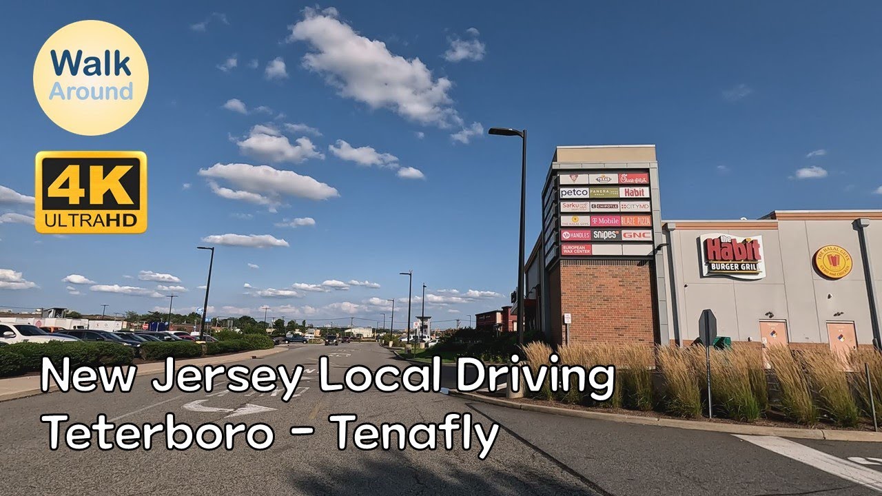 【4K60】 New Jersey Local Driving: Teterboro - Tenafly - YouTube