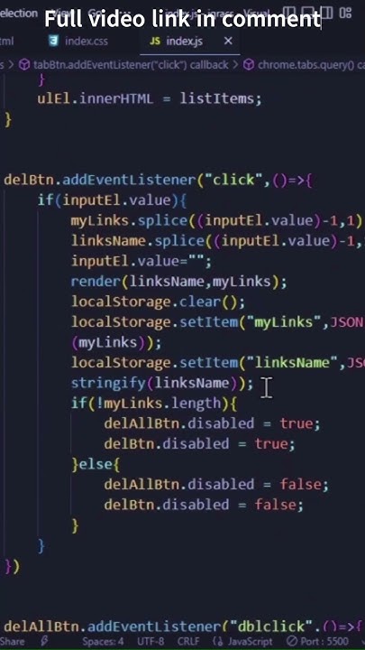 #shorts Make your own chrome extension using html css & js @iqraCS - YouTube