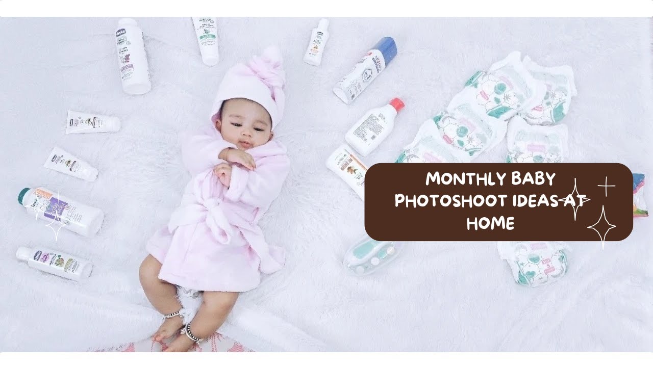 Makeup Theme | Monthly Baby Photoshoot Ideas at Home | Baby Girl Makeup ...