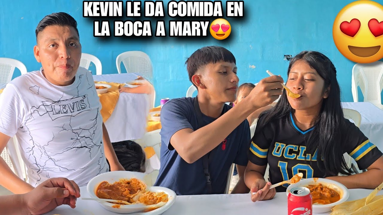 KEVIN Muy Enamorado Le Da Comida En La Boca A MARY Frente A Todos😍TEO ...