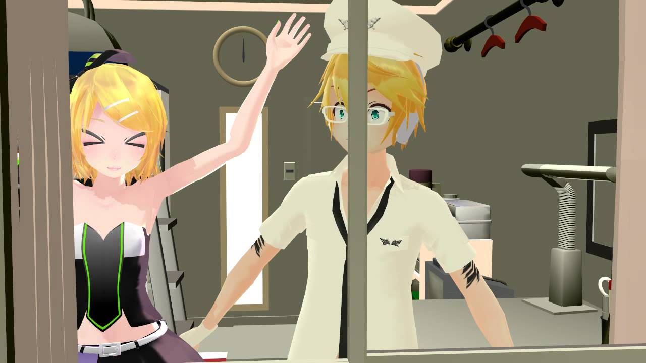 MMD Len 508 Police x Rin Tda - Hi Baby - YouTube