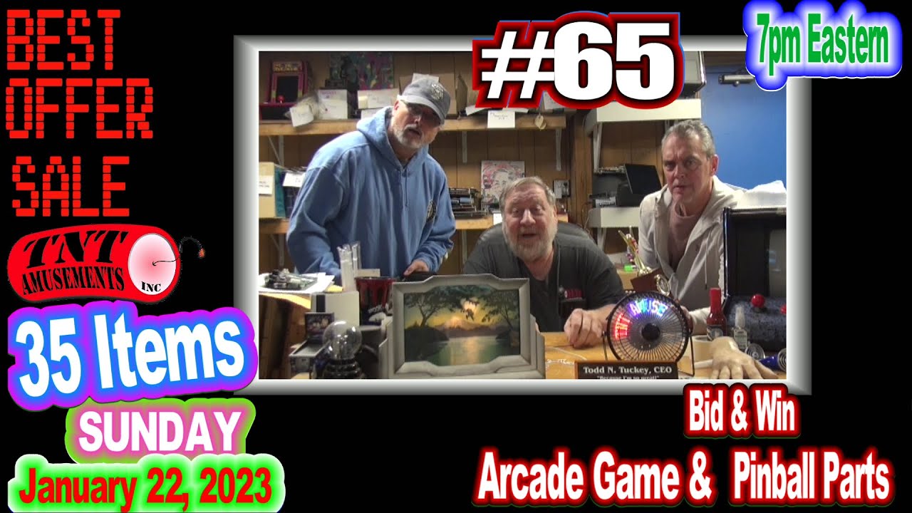 Best Offer Sale #65 with 35 items ends with a BANG and TWO winners of ...